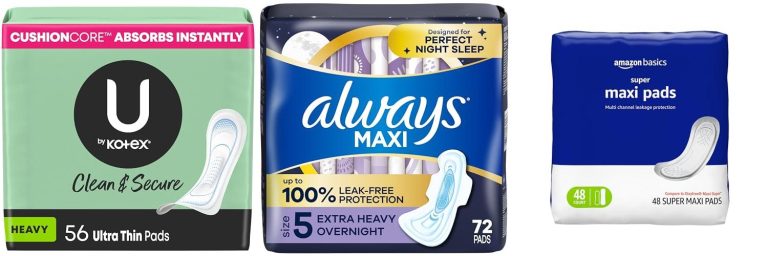 Best Pads For Heavy Flow - Top 5 Picks & Review